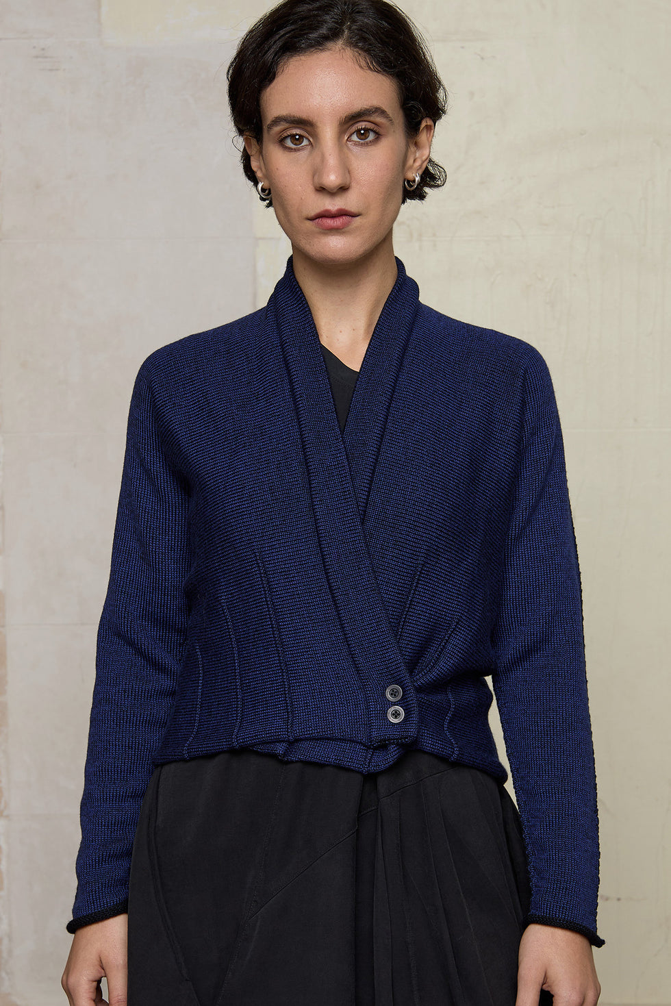 Welted Wool Cardigan – Wendy Voon