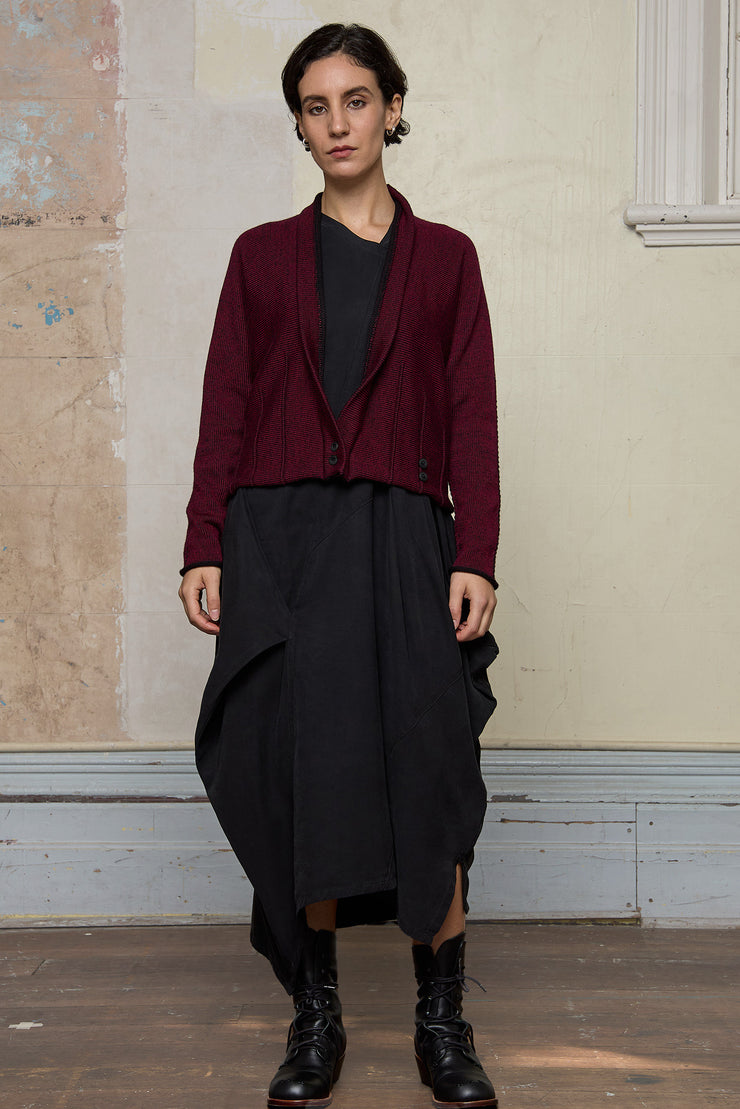 Welted Wool Cardigan – Wendy Voon