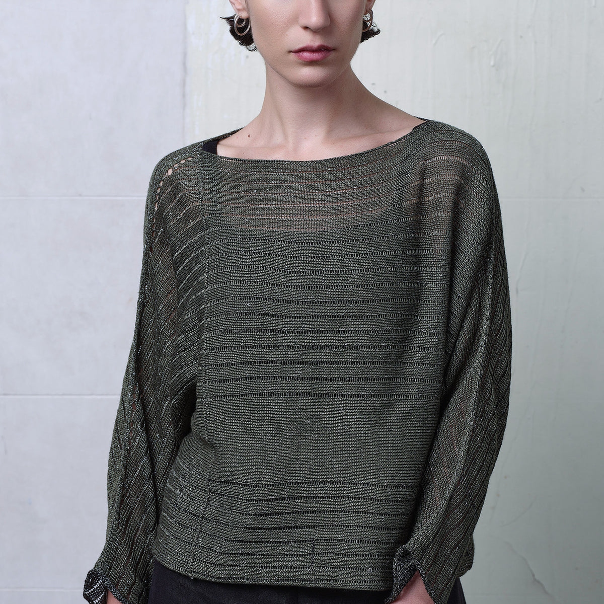 Linen/Cotton Laddered Batwing – Wendy Voon
